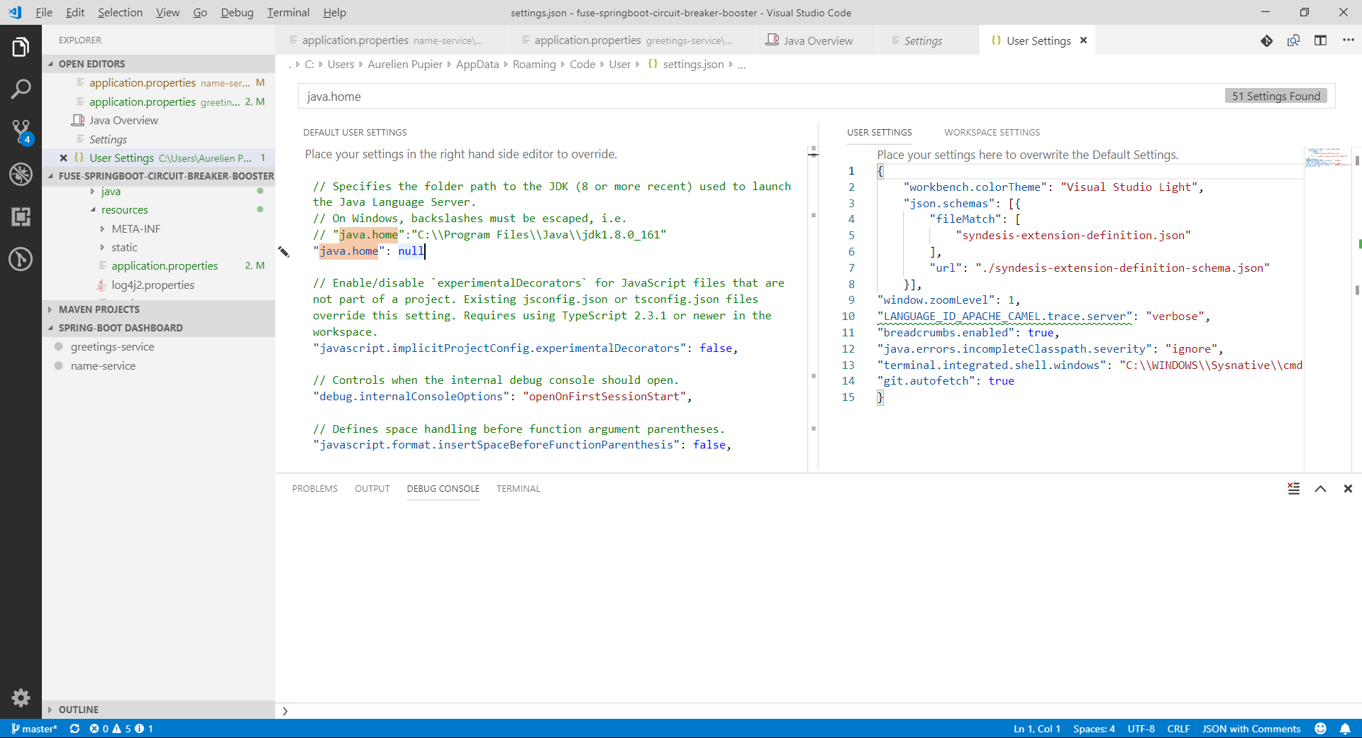 Classnotfoundexception During Startup Of Application Using Dashboard Although It Is Working When