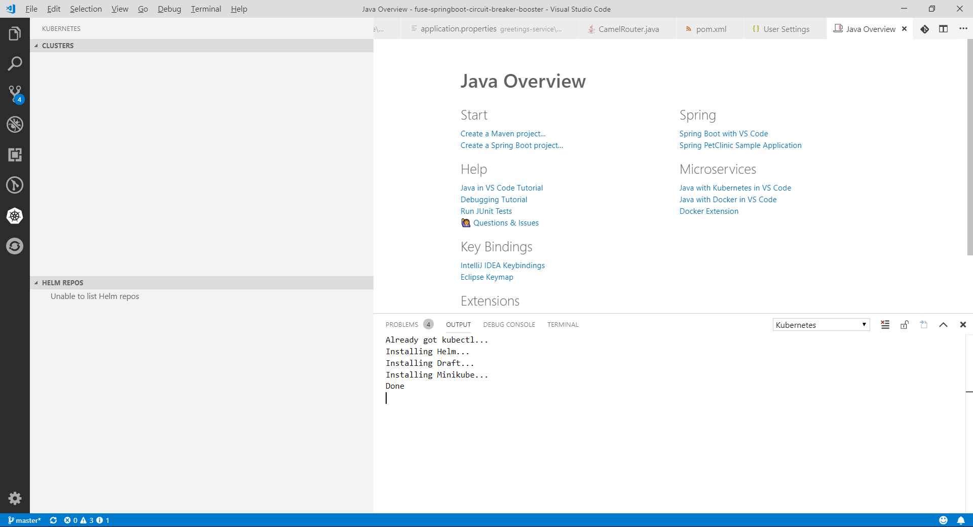 Provide Information Why Unable To List Helm Repos · Issue 336 · Redhat Developervscode
