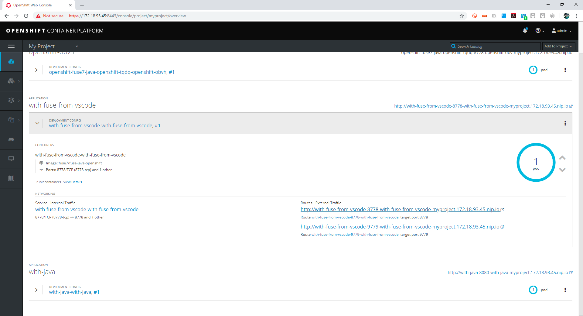 Support Open In Browser When A Component Has Several Routes Configured · Issue 687 · Redhat