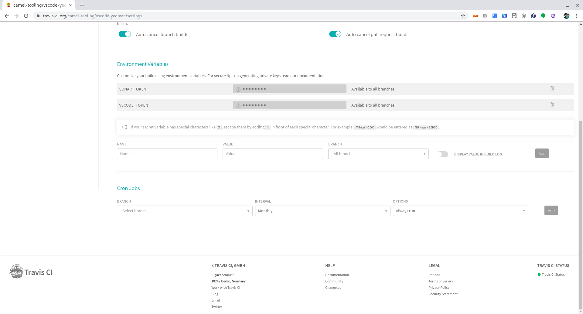 Fix Sonar analysis · Issue #19 · camel-tooling/vscode-yeoman · GitHub