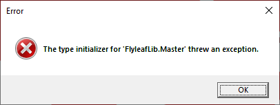 [BUG] The type initialized for 'FlyleafLib.Master' threw an exception · Issue #234 · robvdpol ...