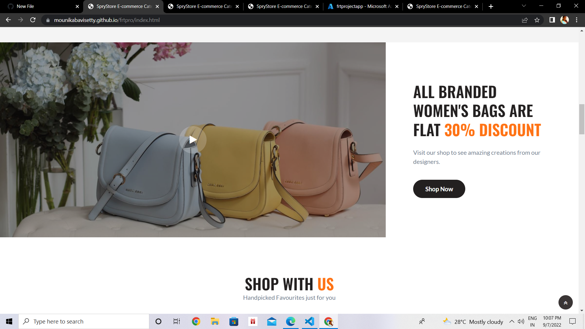 GitHub - mounikabavisetty/frtpro: This is my final FRT Project .I have ...