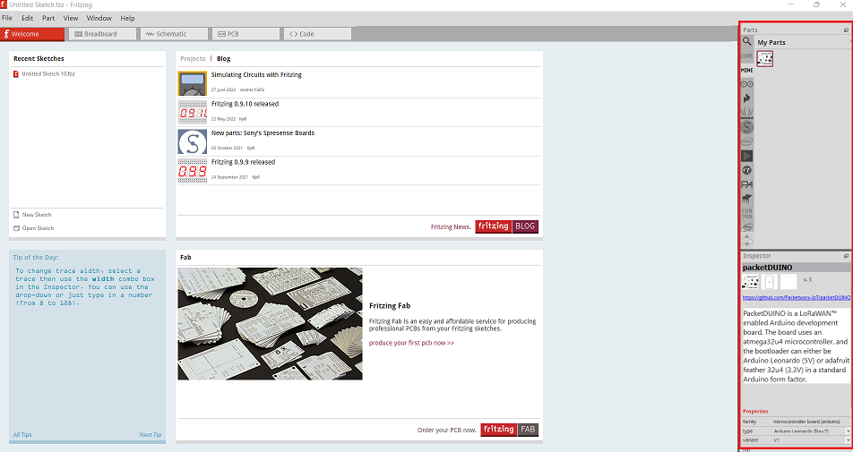 packetDUINO/Fritzing-Import.md at main · Packetworx-IoT/packetDUINO · GitHub