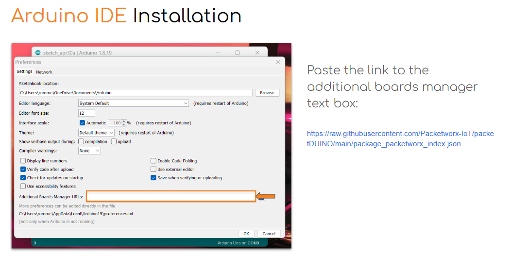packetDUINO/Quickstart.md at main · Packetworx-IoT/packetDUINO · GitHub