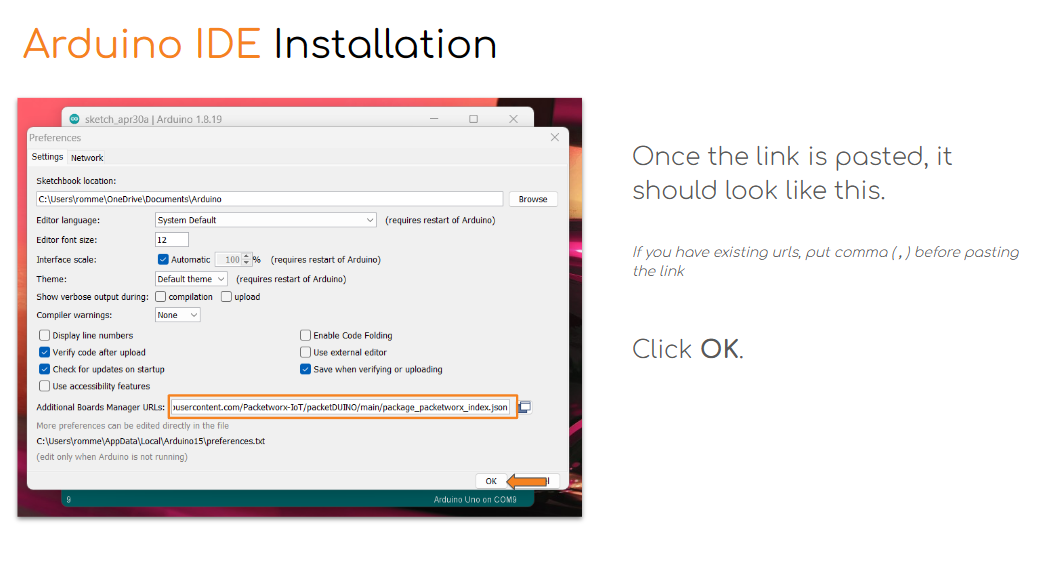 packetDUINO/Quickstart.md at main · Packetworx-IoT/packetDUINO · GitHub