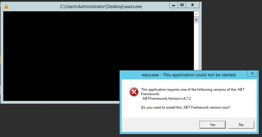 Failed validation when ASP.NET role is not installed · Issue #1001 · win-acme/win-acme · GitHub