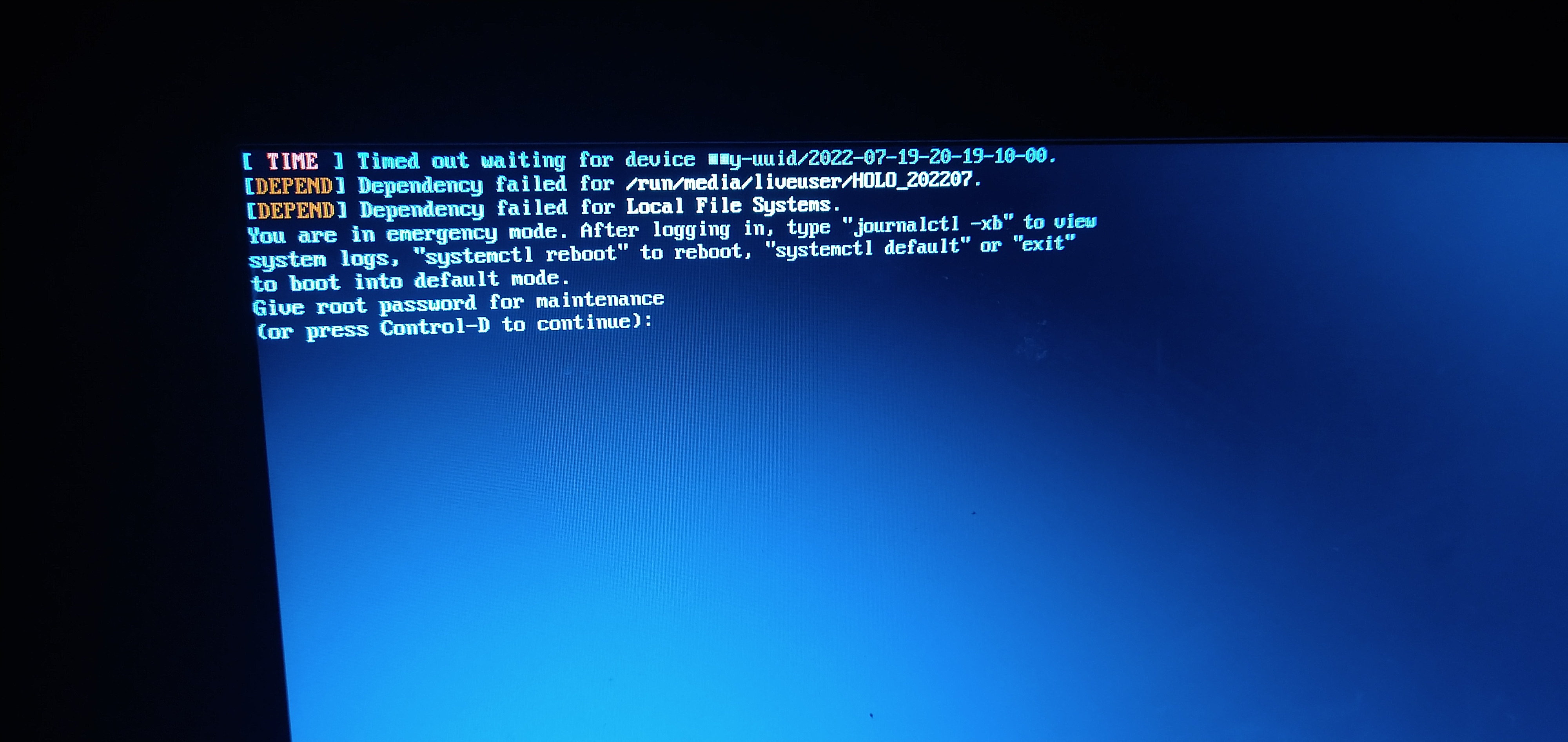 HOLO OS BLACK Screen THE THIS SHOWS UP · Issue #436 · holoiso-eol ...