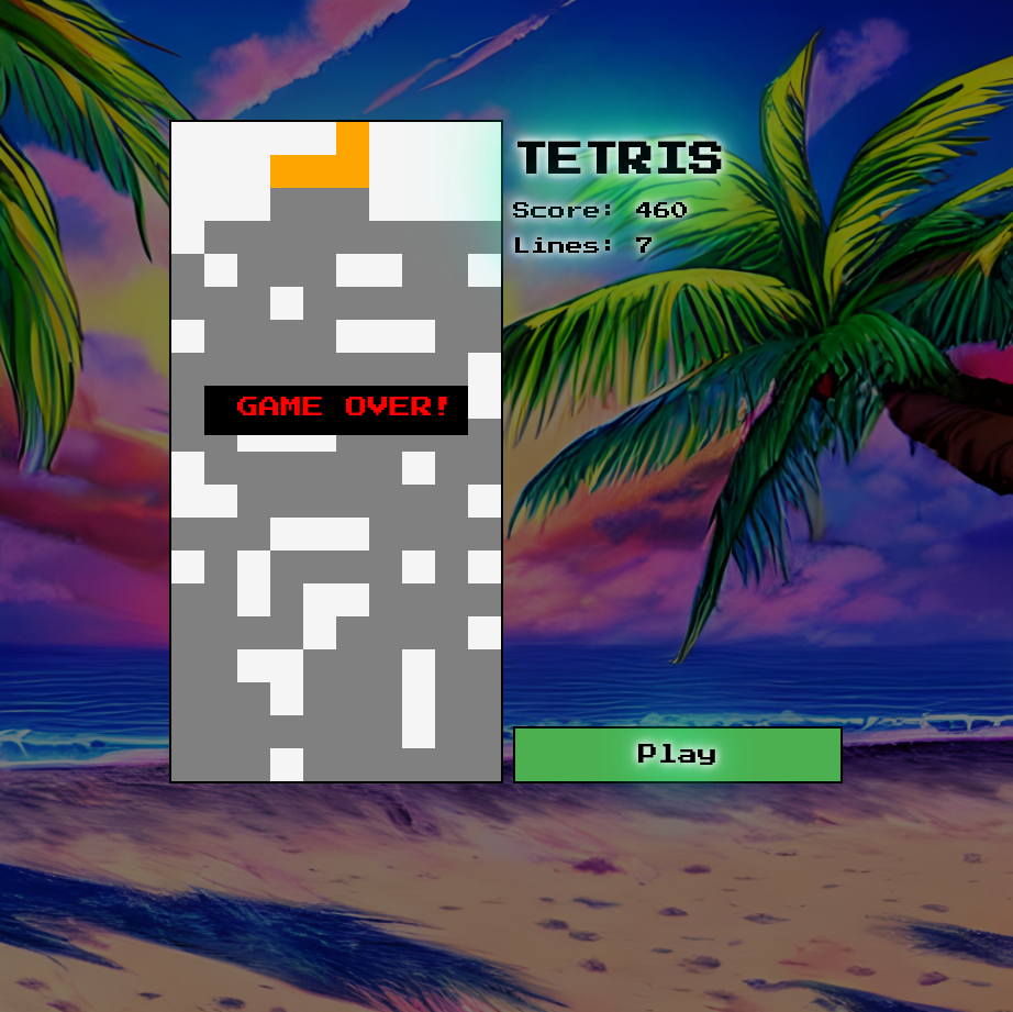 GitHub - Irvinnlim/Project-1---TETRIS: Web-based classic TETRIS game with the aim of clearing as ...