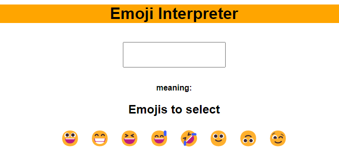 GitHub - VinayJv/Emoji-Interpreter