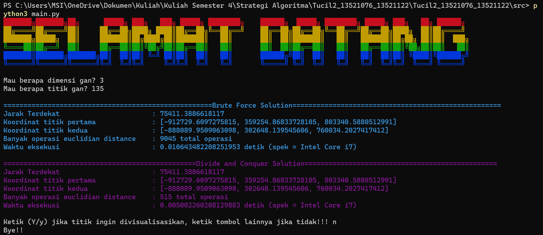GitHub - AghnaAbyan/Tucil2_13521076_13521122