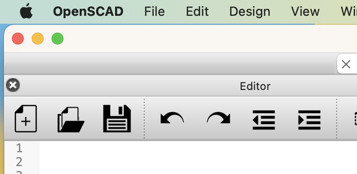 Toolbars in dark mode is black on dark grey (Mac) · Issue #4647 · openscad/openscad · GitHub