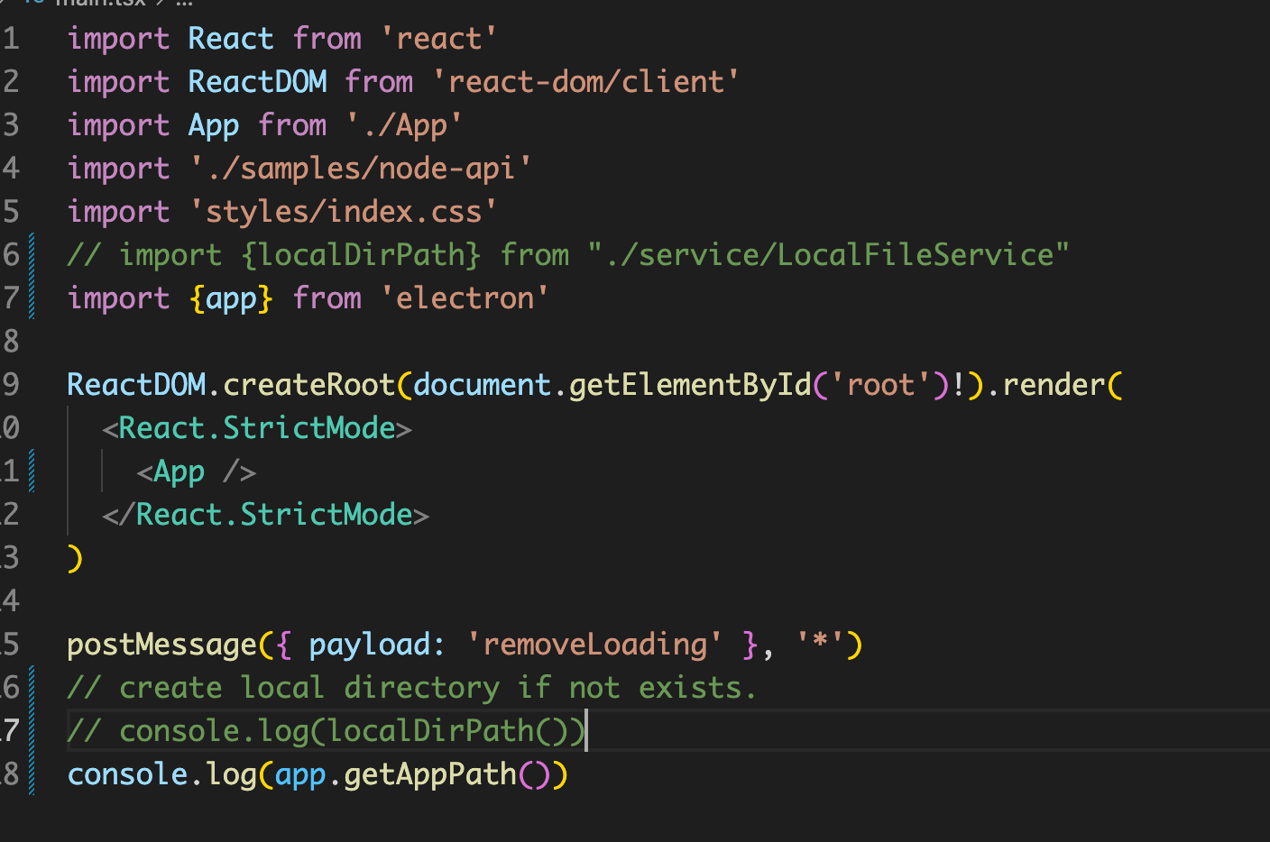 Cannot use `import {app} from 'electron'` from files under `src` folder · Issue #105 · electron ...