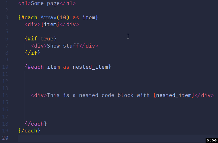 Feature request: support colorized bracket pairs · Issue #1721 · sveltejs/language-tools · GitHub