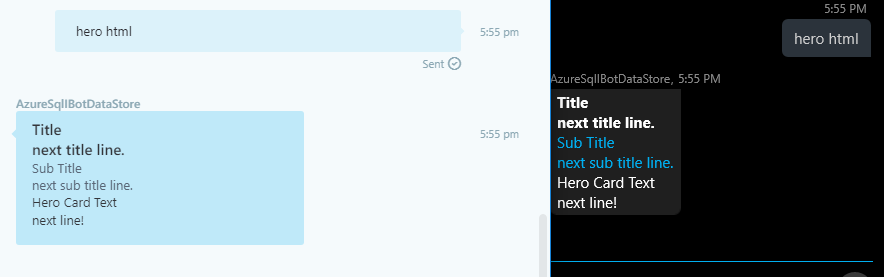 [Question] Line breaks in Thumbnail/HeroCards working incorrectly in Skype? · Issue #3277 ...