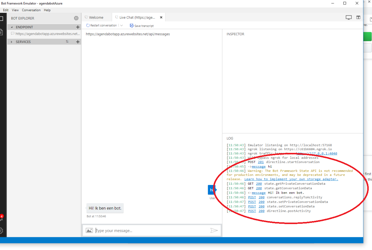 502 Bad Gateway when deploy bot framework to Azure in Testing in Web ...