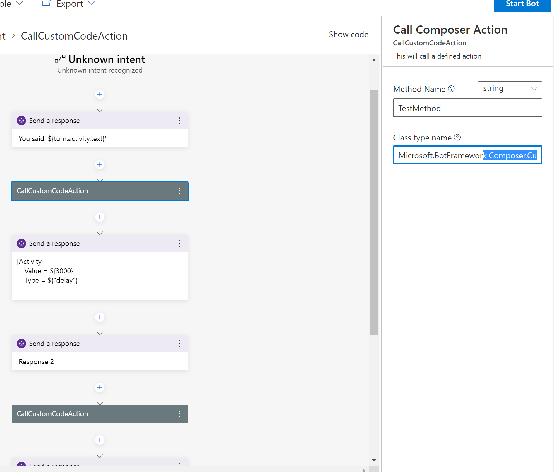 Bot business logic in composer · Issue #4414 · microsoft/BotFramework-Composer · GitHub