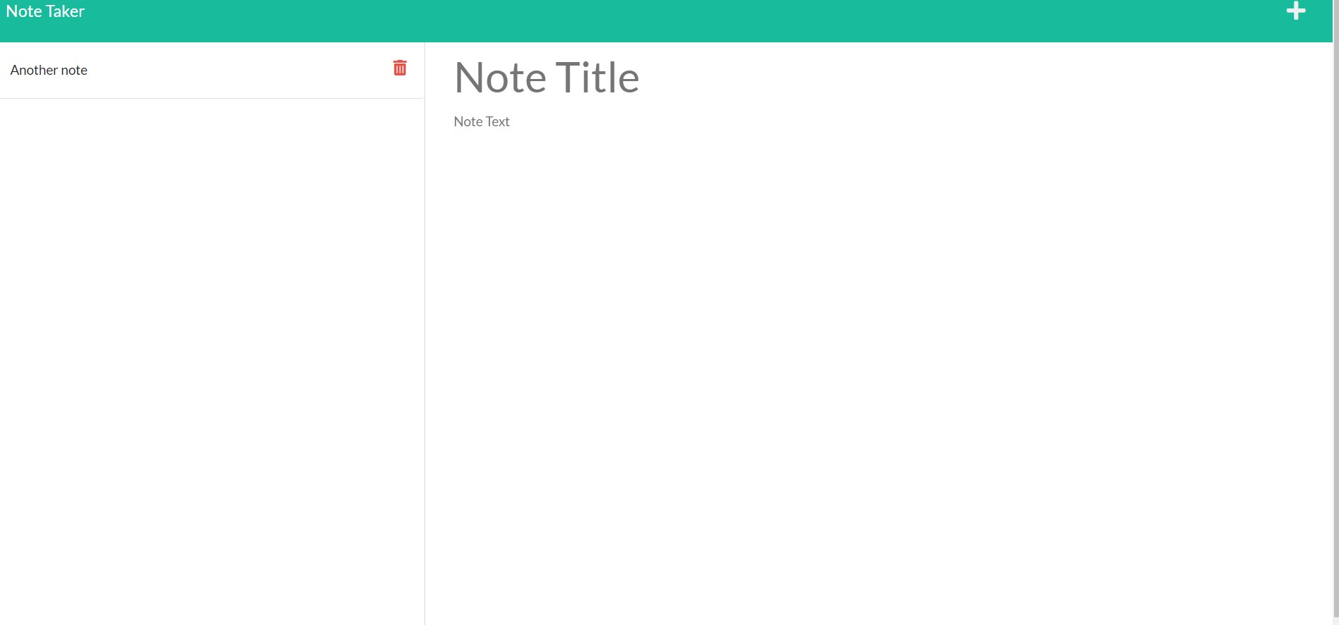 GitHub - kmcwilson/Express-Note-Taker: This is an application that ...