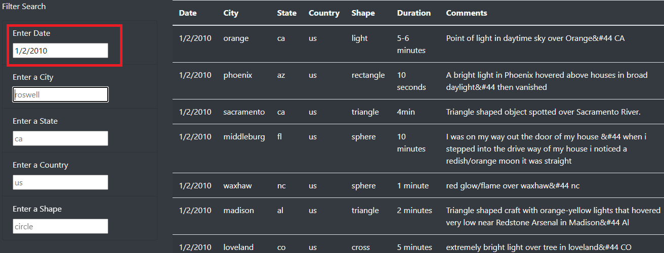 GitHub - phuongltb/UFOs