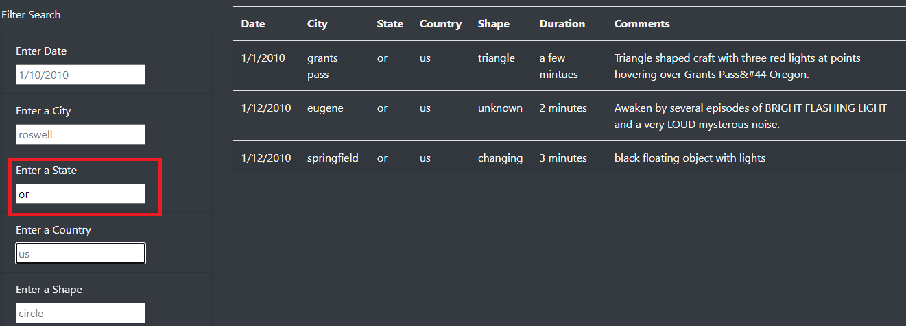 GitHub - phuongltb/UFOs