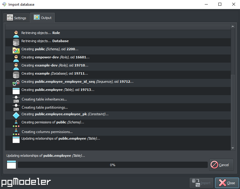 Diff Issues - Process Freezes with 1.0.0 · Issue #1742 · pgmodeler/pgmodeler · GitHub