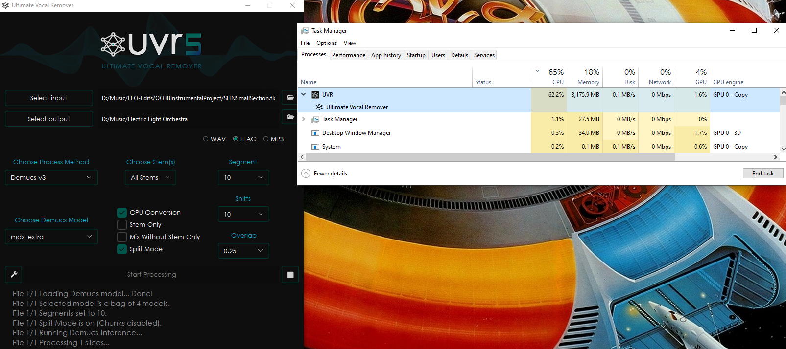 GPU not being utilized. · Issue #249 · Anjok07/ultimatevocalremovergui · GitHub