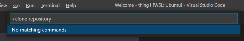 Missing `Remote-Containers: Clone Repository in Container Volume ...