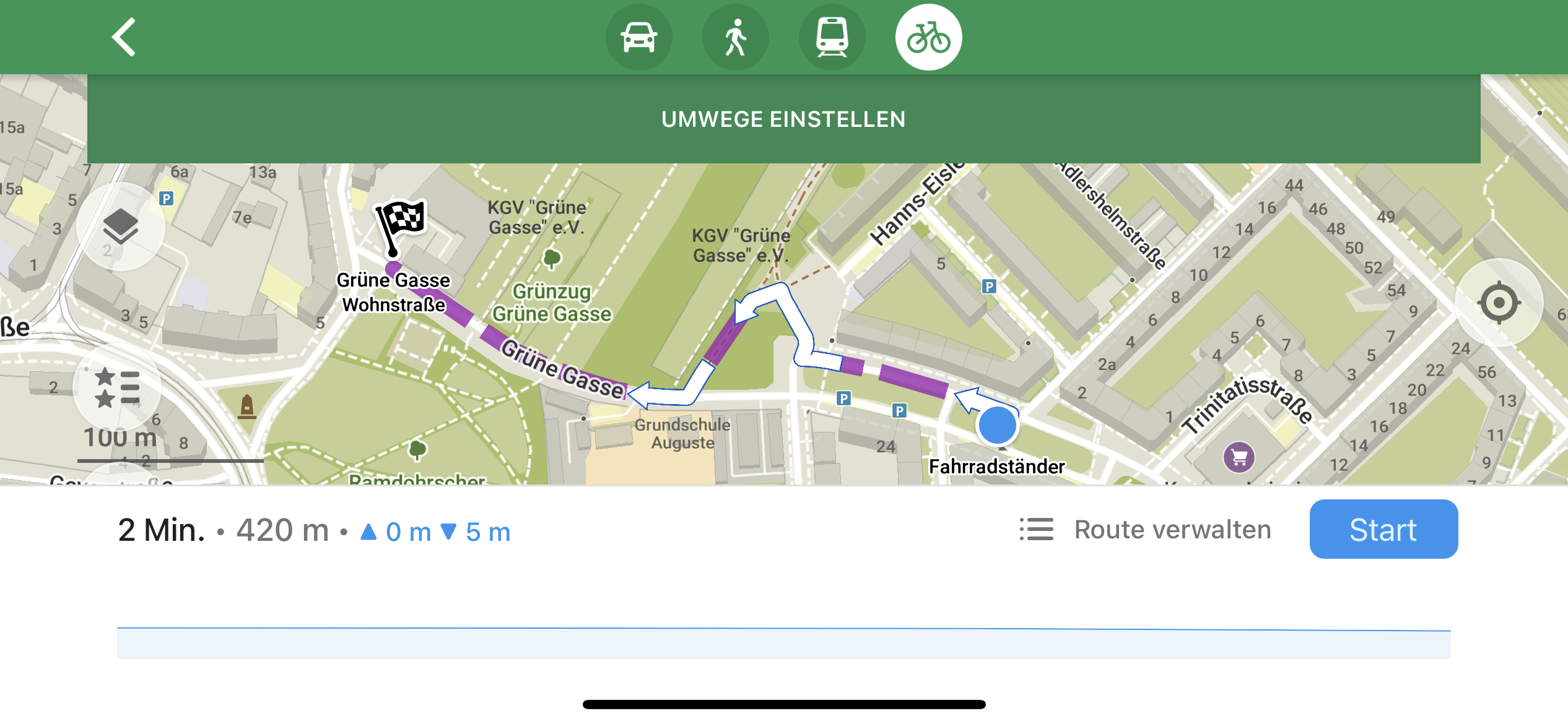 Strange bicycle route · Issue #4059 · organicmaps/organicmaps · GitHub
