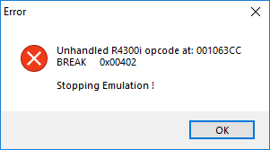 Shadow Man Unhandled R4300i opcode at: 001063CC · Issue #1579 ...