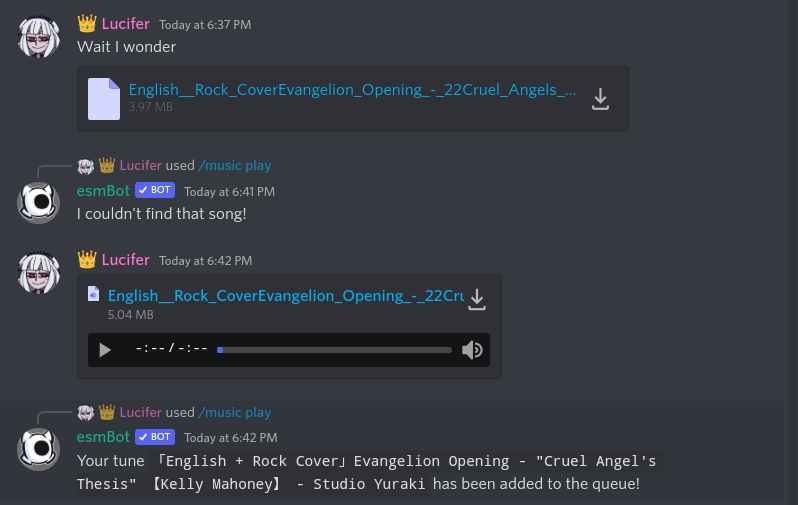 Mka files with mp3 as the audio codec aren't recognized by music command · Issue #329 · esmBot ...