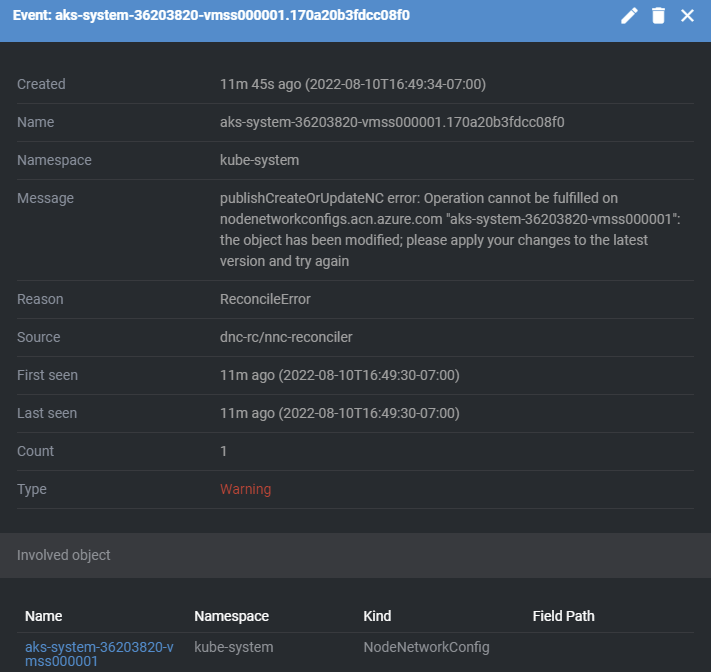 Dynamic IP allocation throws errors on new cluster · Issue #3132 · Azure/AKS · GitHub