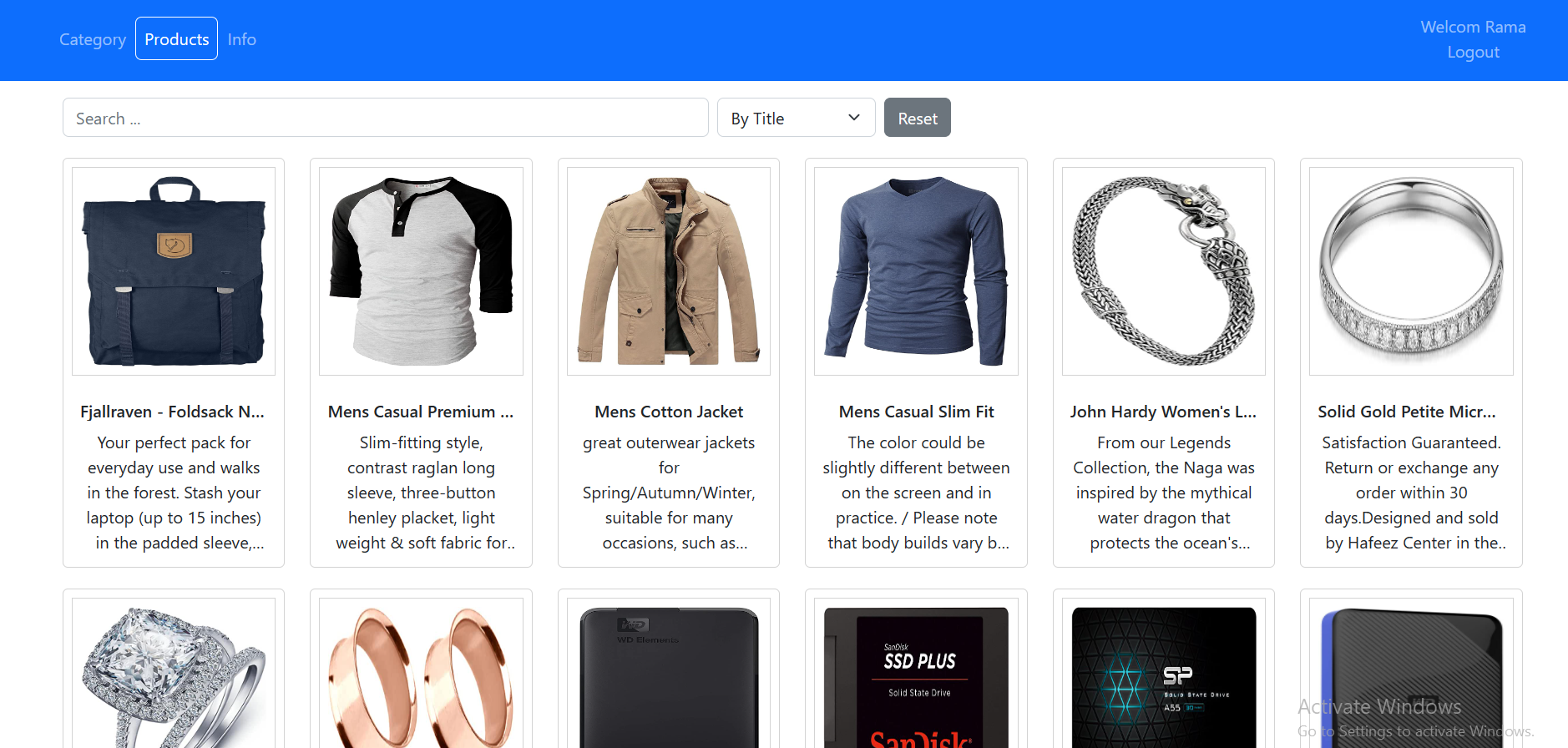 GitHub - Rama1972001/React-Project-Store-