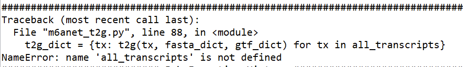 converting transcripts and transcriptomic position obtained through m6Anet into genomic ...