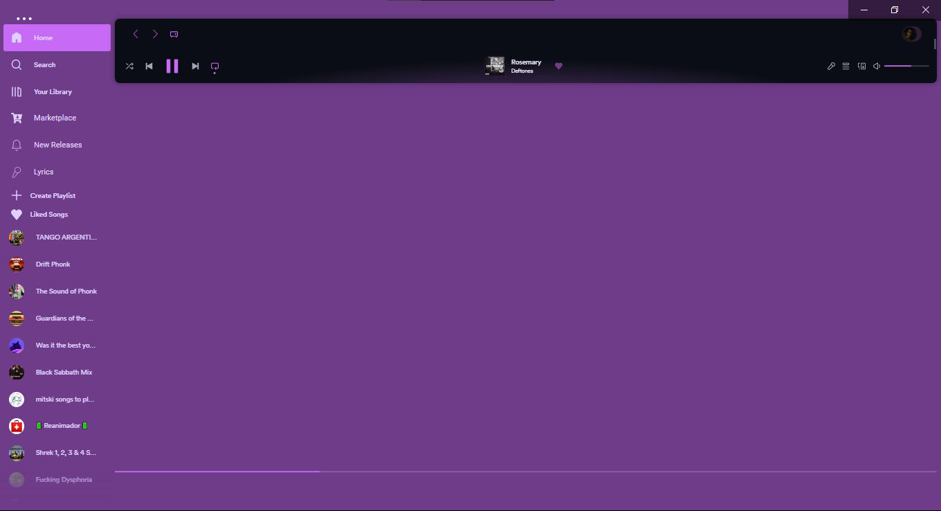 Player Bar Filling The Whole Main Screen · Issue 1855 · Spicetifycli · Github