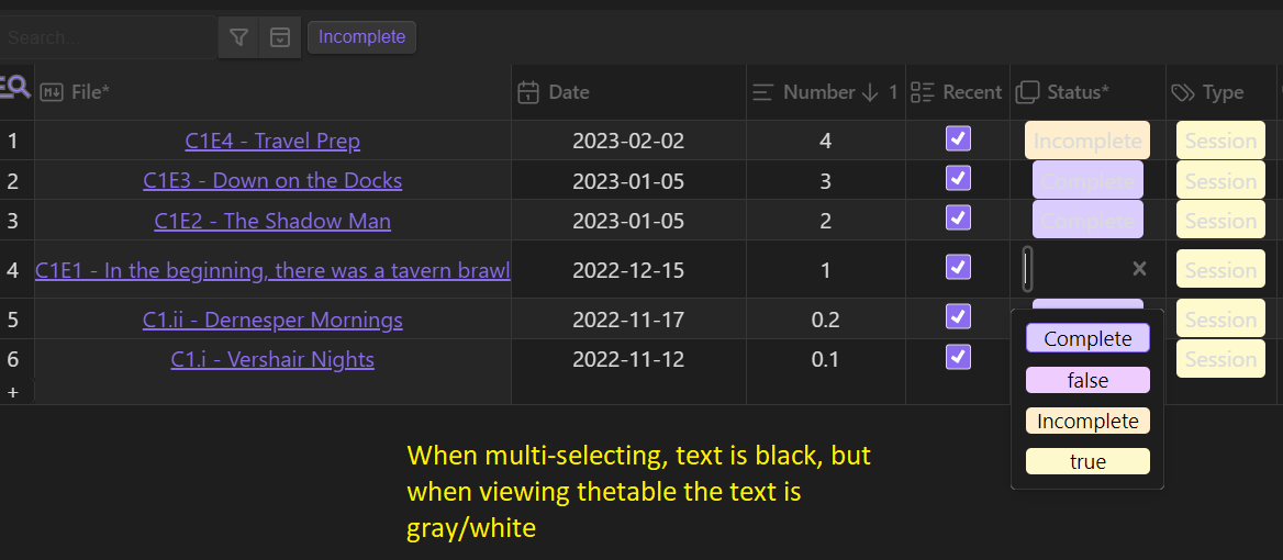 [Bug]: Tags/Select font color is changed to white/gray and can't change back to black · Issue ...