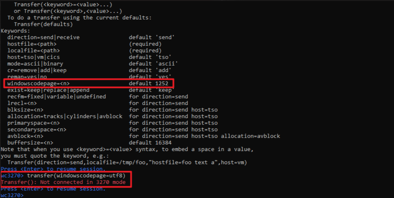 x3270: changing the codepage from menu resets the font size · Issue #54 ...