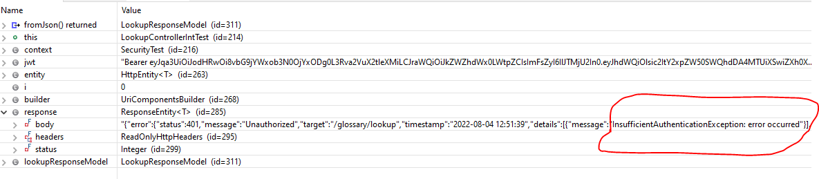 401 Error Wirh Warning As Origin Claim Not Set In Jwt Cannot Create 