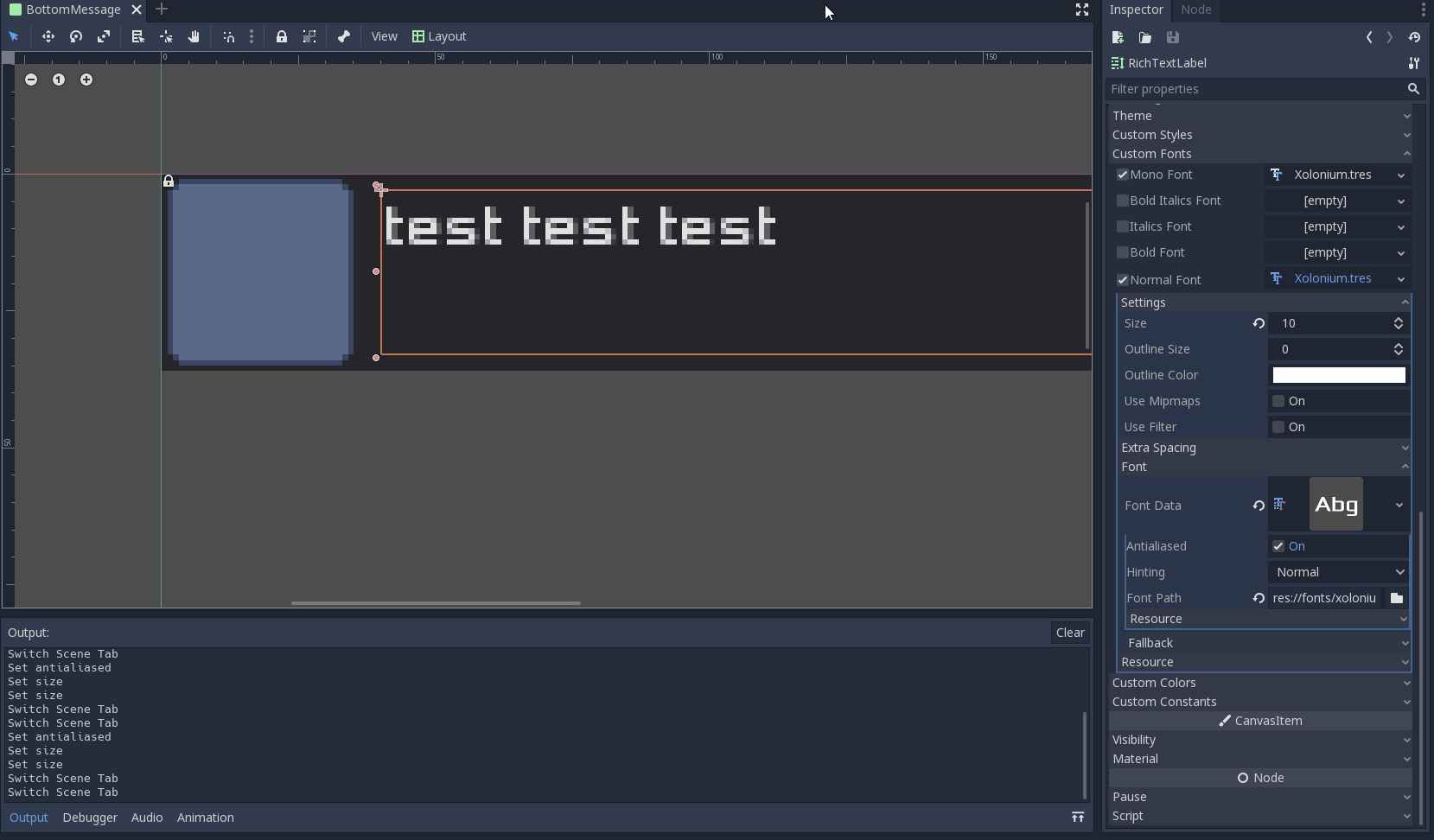Font Antialiasing Value Is Not Stored In Scene Issue 28537 