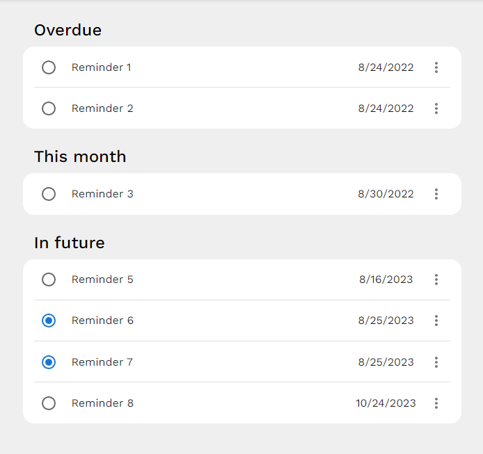 [Mobile Web] Change the design of the reminders tiles · Issue #323 · Prime-Holding/rx_bloc · GitHub