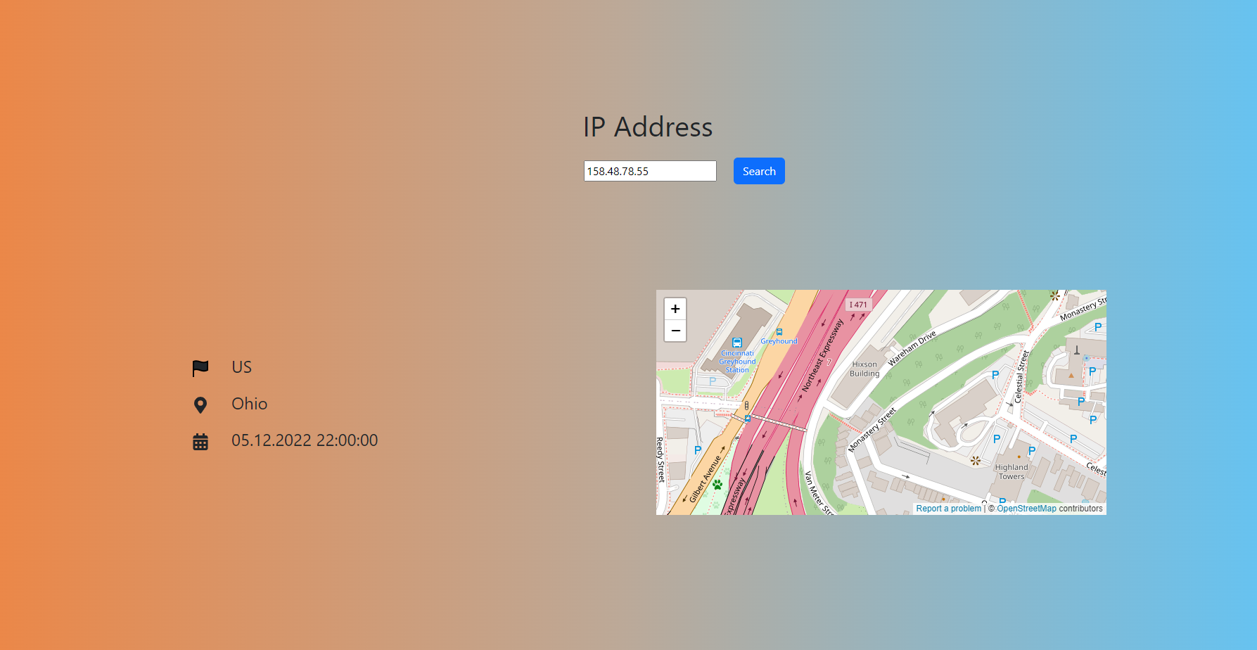GitHub - semanurakkuzu/ip-adress-location-project