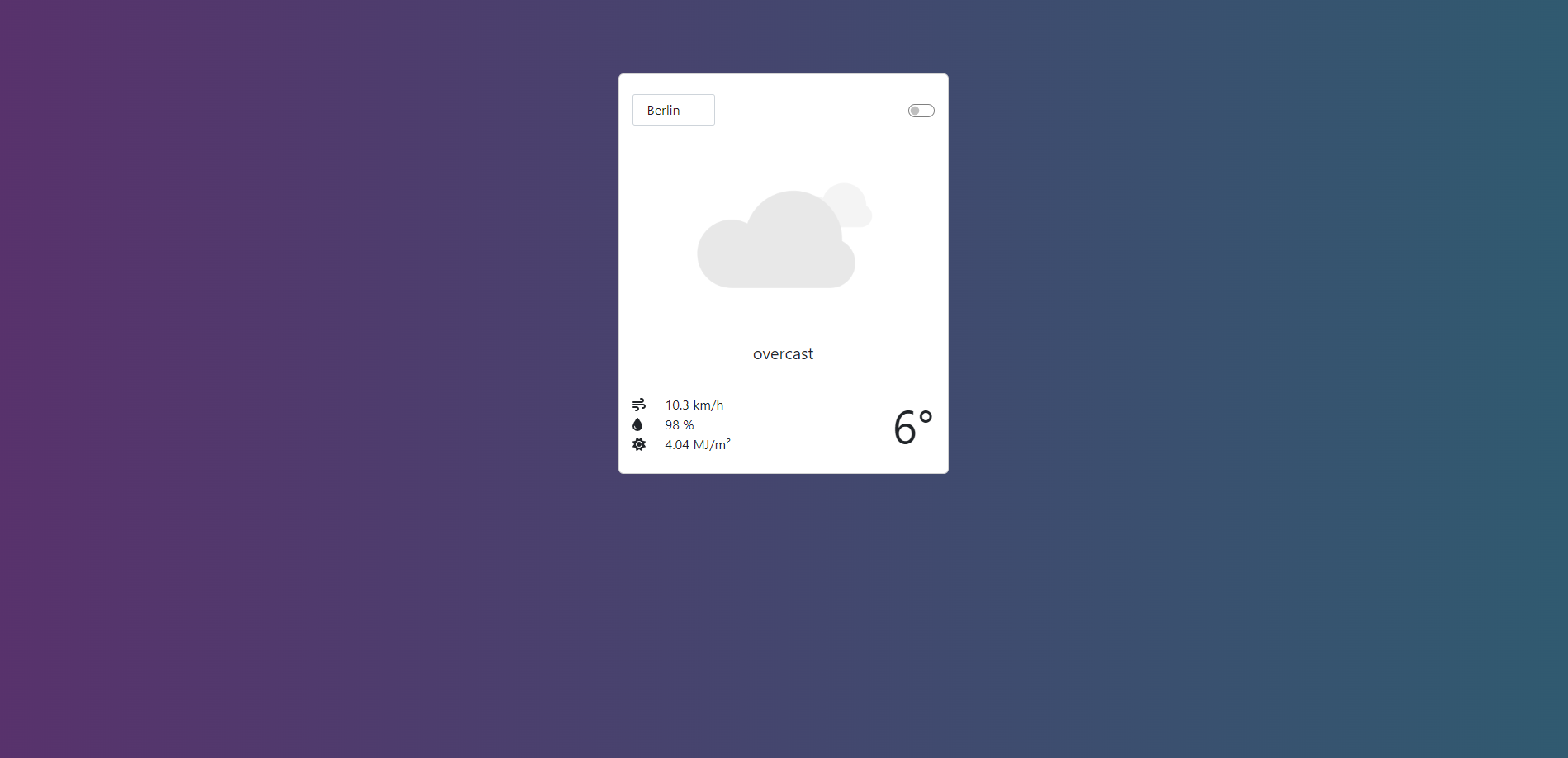 GitHub - semanurakkuzu/weather-project-react