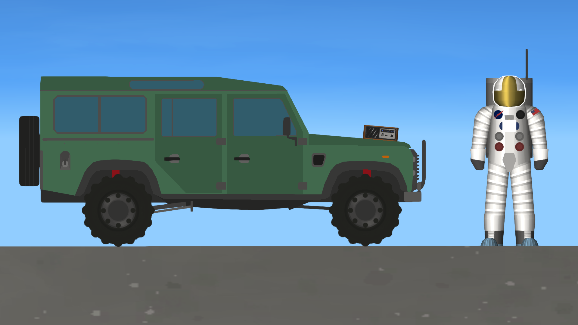 1983 Land Rover Defender in SFS | Spaceflight Simulator Forum