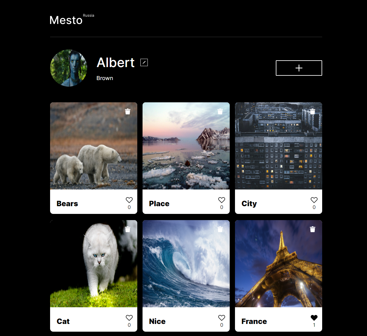 GitHub - Yazvinskiy/mesto: Проект: Место