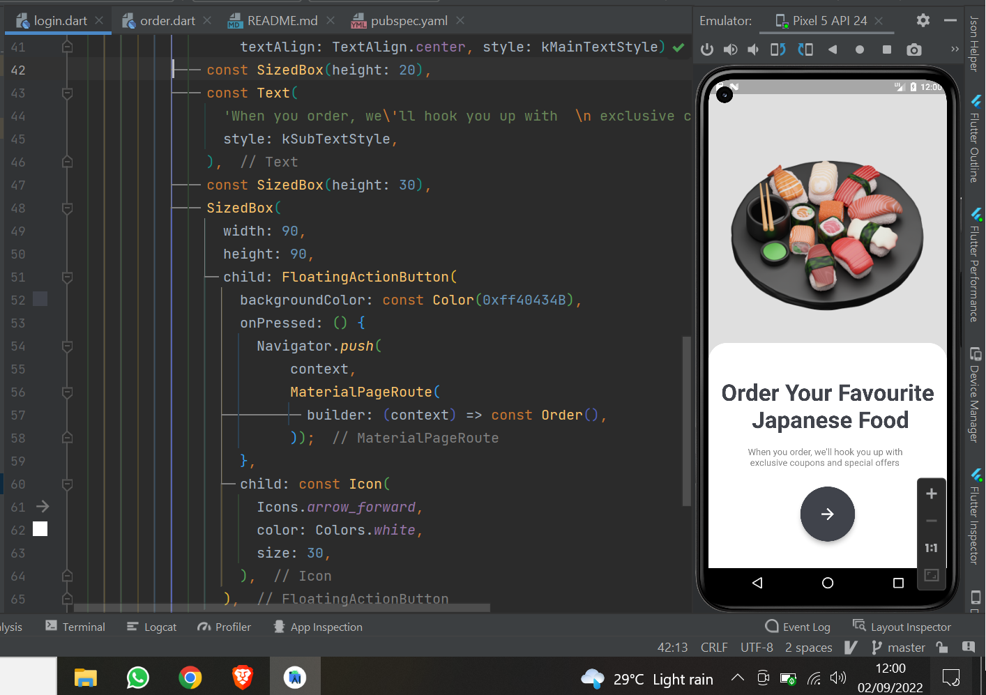 GitHub - abiodunosagie/login_screens: Found a food delivery ui on instagram by nasyiya and i ...