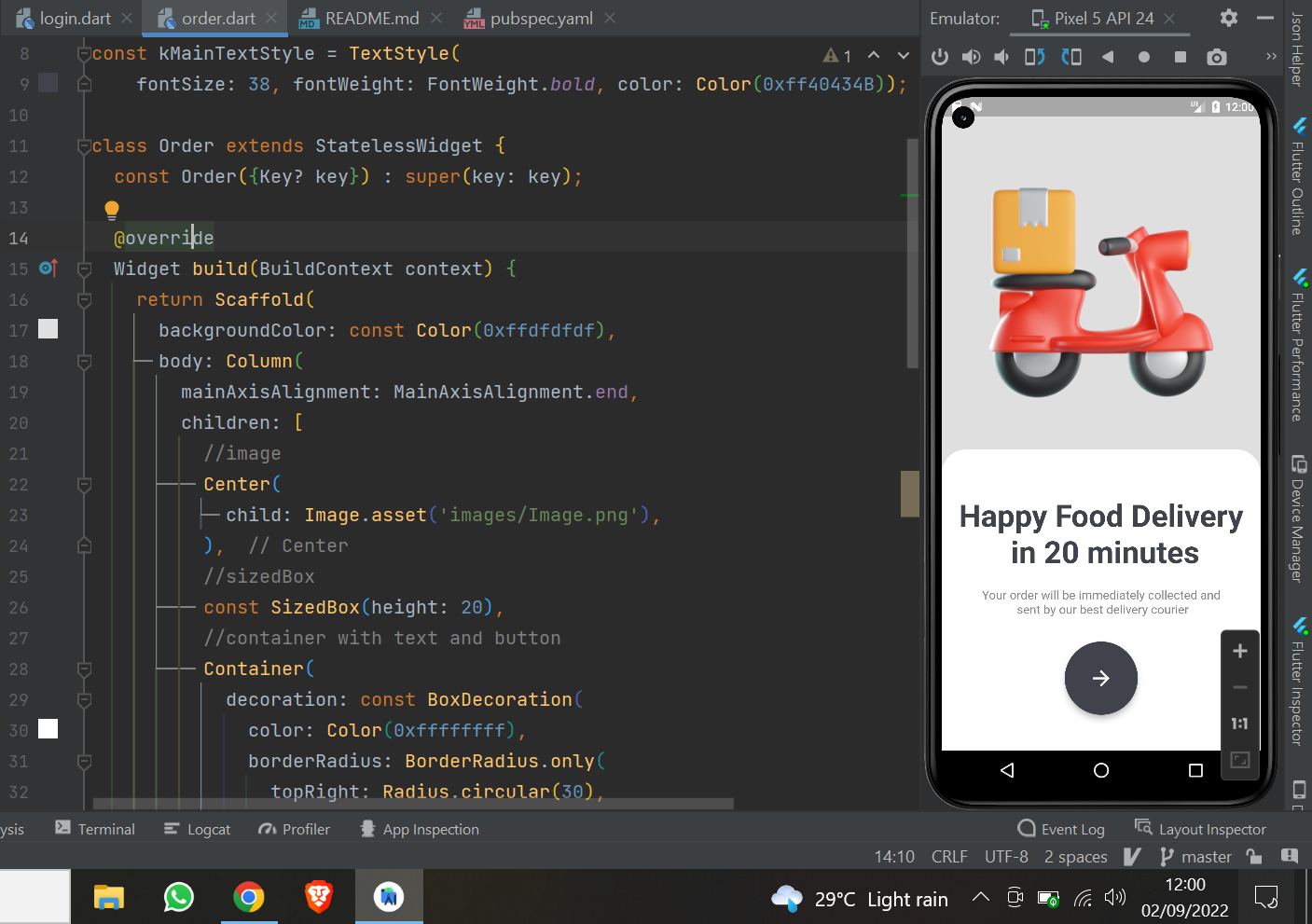 GitHub - abiodunosagie/login_screens: Found a food delivery ui on instagram by nasyiya and i ...