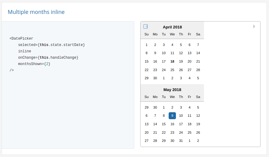 Bad usability on multi month calendar · Issue #1359 · Hacker0x01/react-datepicker · GitHub