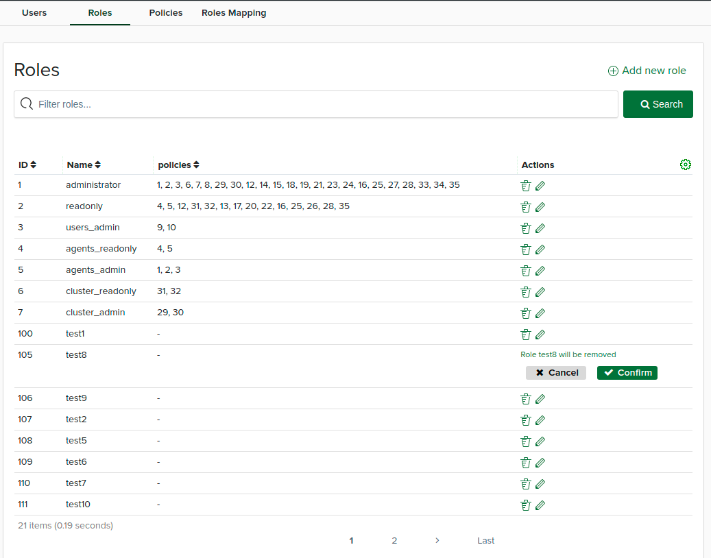 CRUD operations for Roles · Issue #1151 · wazuh/wazuh-splunk · GitHub
