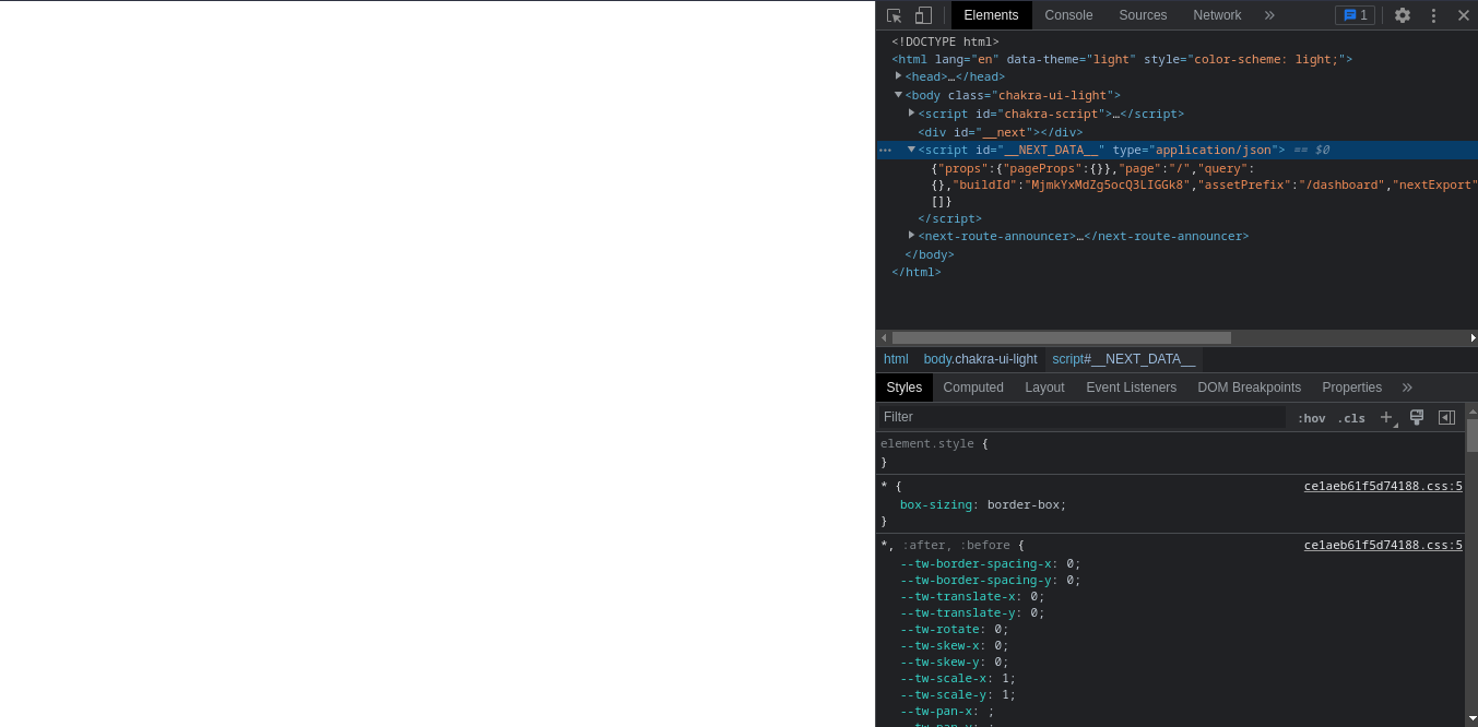 [BUG] Installation results in empty dashboard (white screen) · Issue #210 · runtipi/runtipi · GitHub