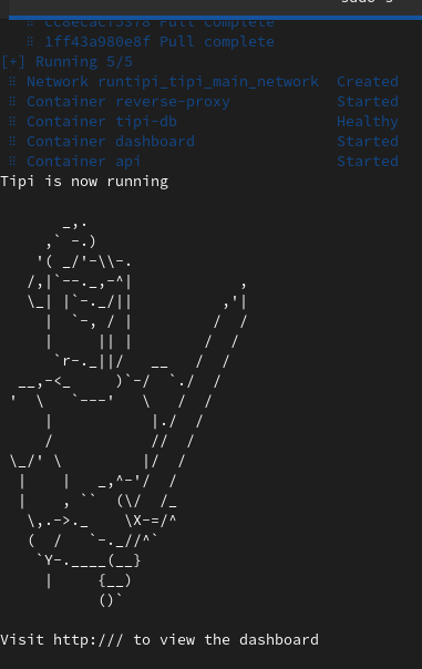 [BUG] Installation results in empty dashboard (white screen) · Issue #210 · runtipi/runtipi · GitHub