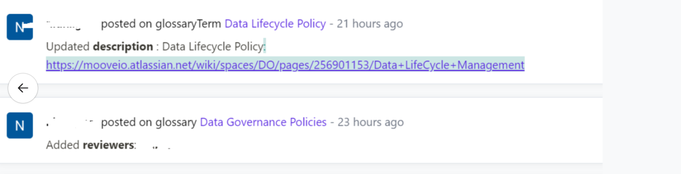 Activity feeds are not recorded for actions against creation of sub-terms in glossary · Issue ...