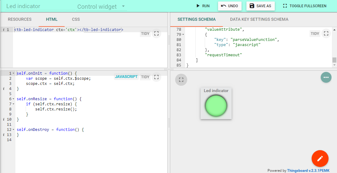 I need to set a rule chain to trigger when dashboard is loaded or ...
